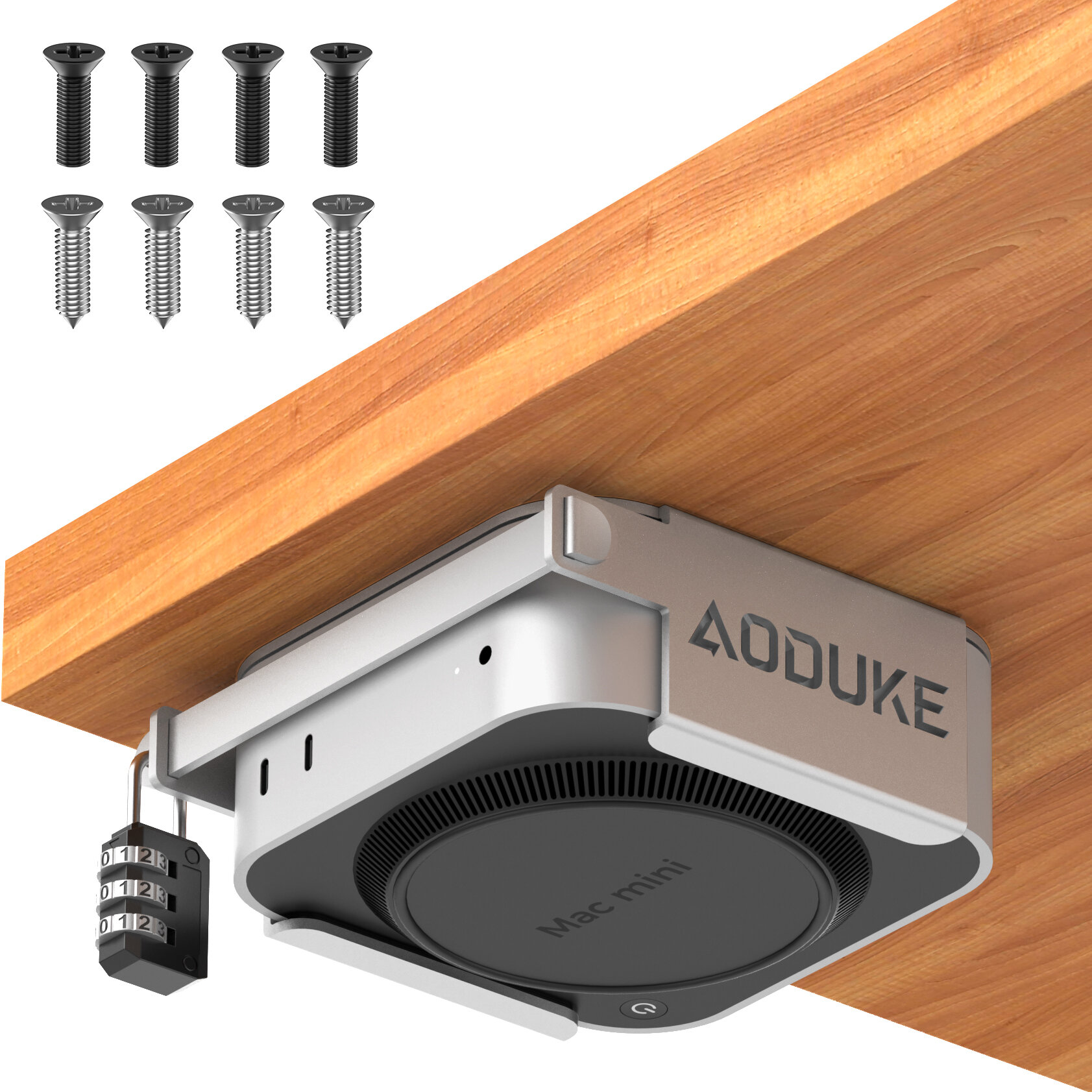 Кронштейн для отвода тепла 75*75/50*100 для Mac Mini M4, металлическая подставка для монитора из алюминиевого сплава, настенное крепление под столом