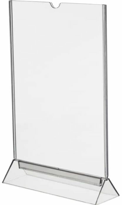 Подставка настольная менюхолдер Выбор Есть А4 2стор, разборн, литьев. пластик