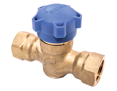 Балансировочный клапан SANEXT 6550, ручной, латунь, для водоснабжения и отопления