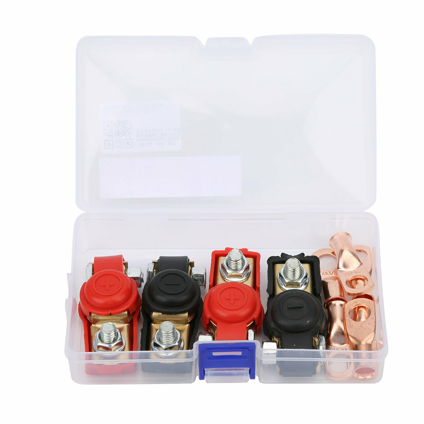 6 шт. медных колец клеммы аккумулятора разъемы с 6 мм и 12 мм быстроразъемные для автомобиля лодки грузовика мотоцикла