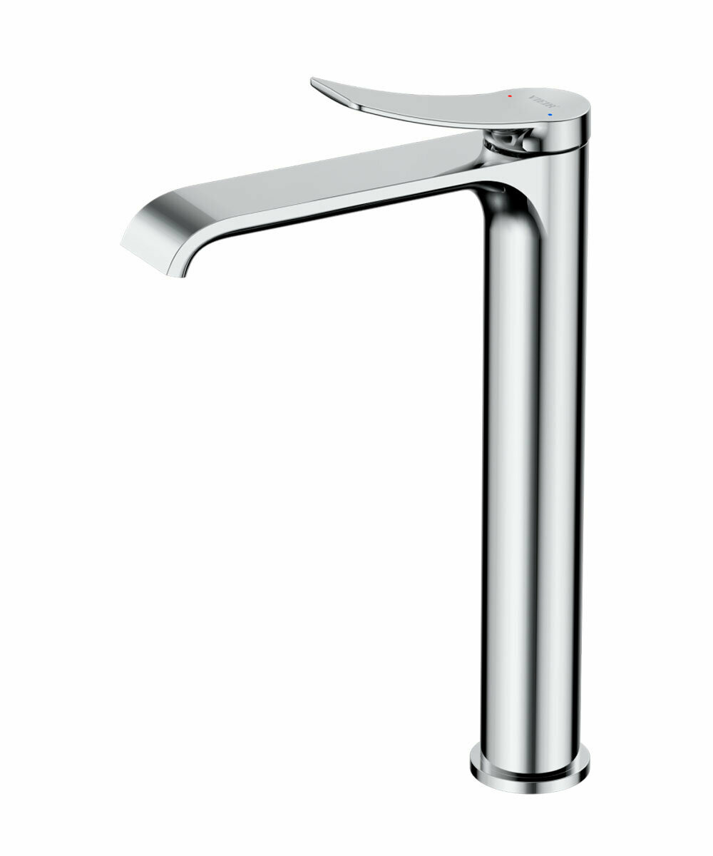 Смеситель однорычажный для накладной раковины от бренда Vieir V483012 хром