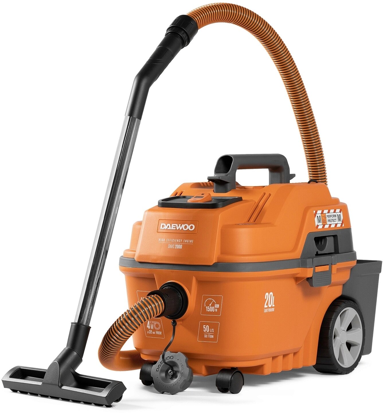 Строительный пылесос DAEWOO DAVC 2516S 1600Вт