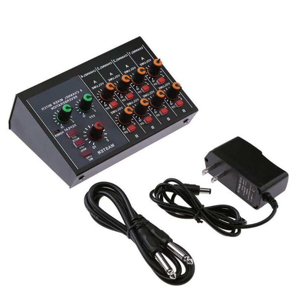 Цифровой звуковой микшер Stereo AM428A 8 каналов для записи для записи