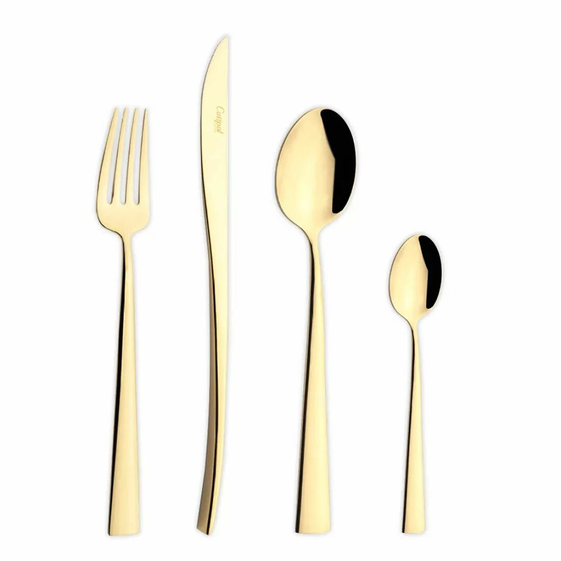 Набор столовых приборов Cutipol Duna Matte Brushed Champagne DU.006. CH