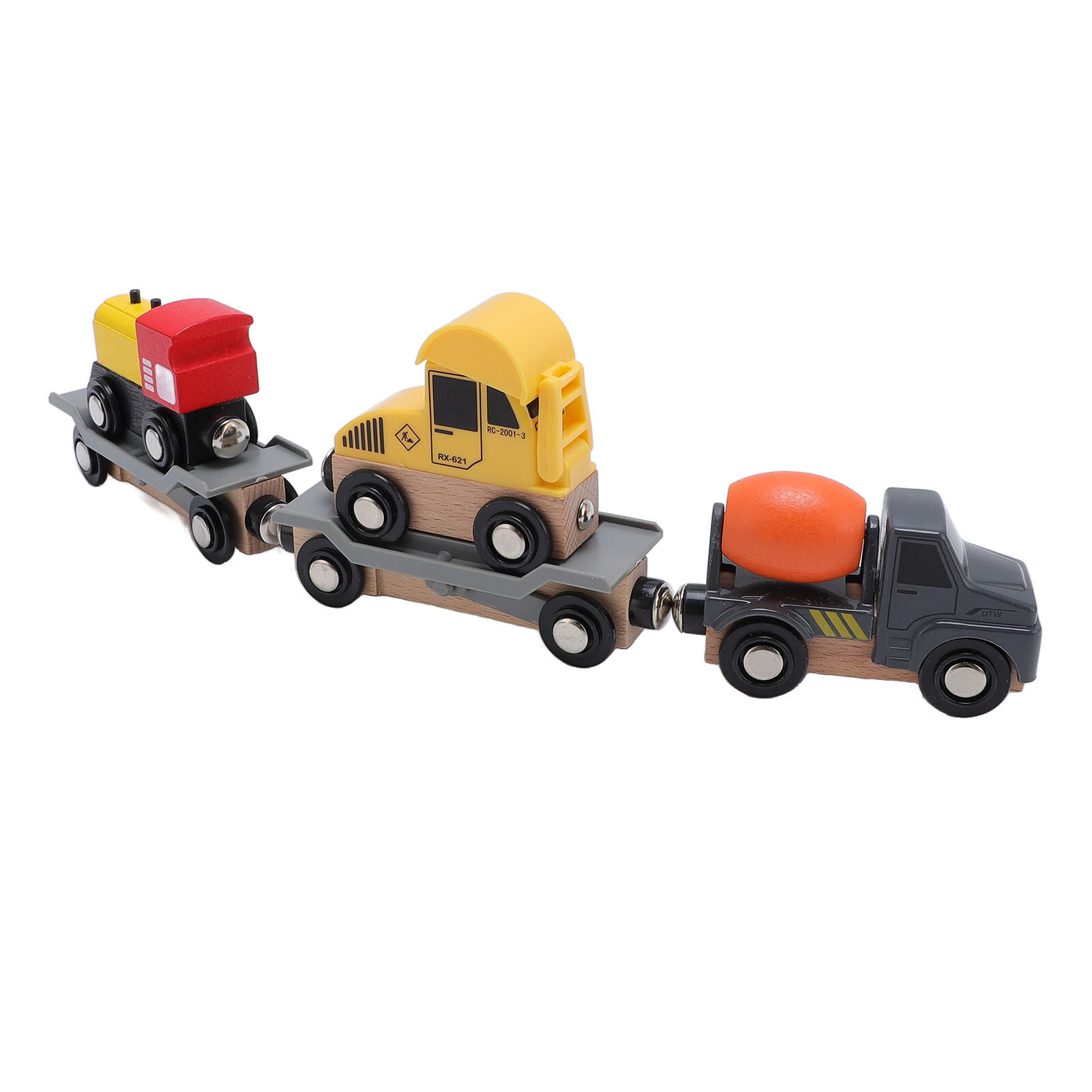 Деревянный игрушечный поезд улучшает координацию рук и глаз, обучающий, простой в сборке, детский игрушечный поезд для детей