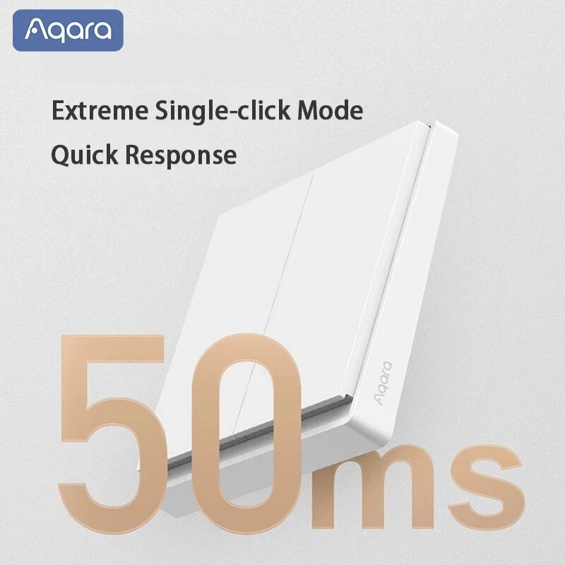 Aqara Smart Wall Switch E1 Zigbee wireless 1 key — фото 1
