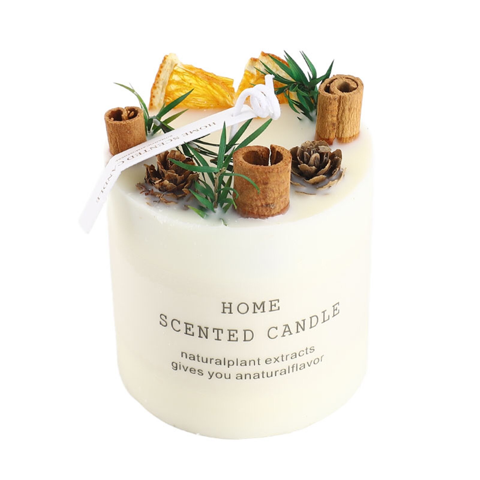 Ароматическая свеча из соевого воска с сухоцветами и стеклянным колпачком, ароматерапевтическая свеча для украшения дома на деревянной подставке для подарка на день рождения, тип 4