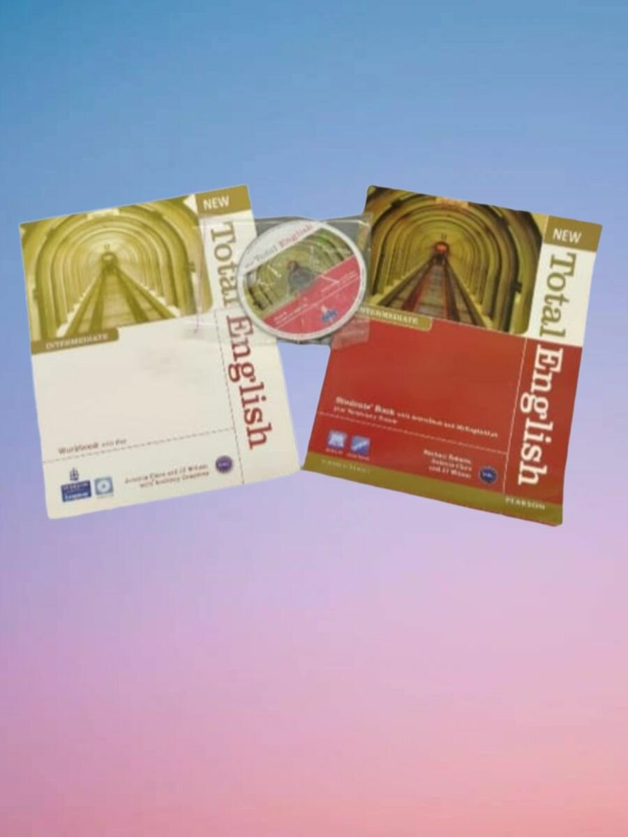 New Total English Intermediate (Полный комплект: Student's book + Workbook with key + CD)