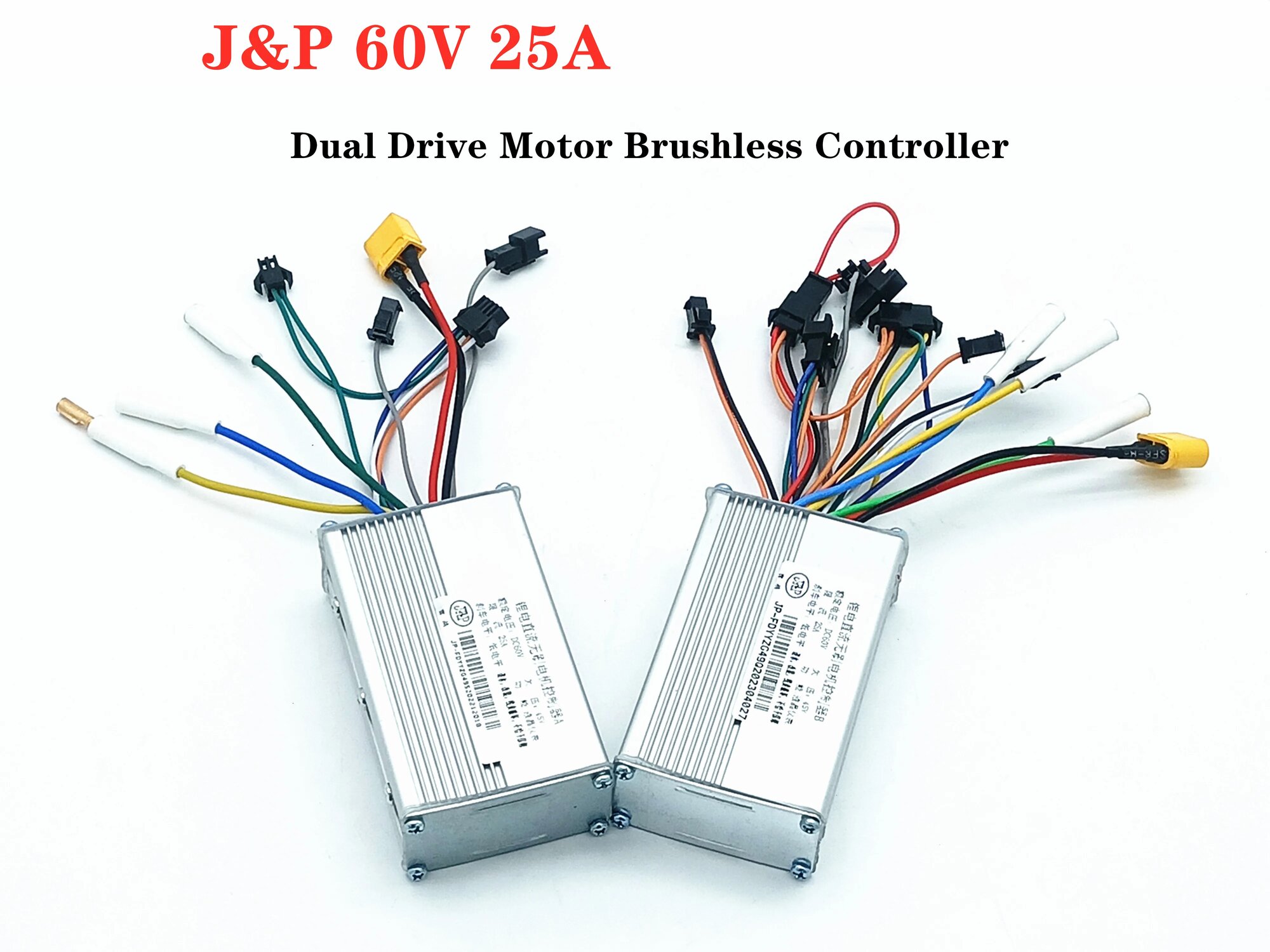 Бесщеточный контроллер J&P 60V 25A для электроскутера 60V 25A 1 set