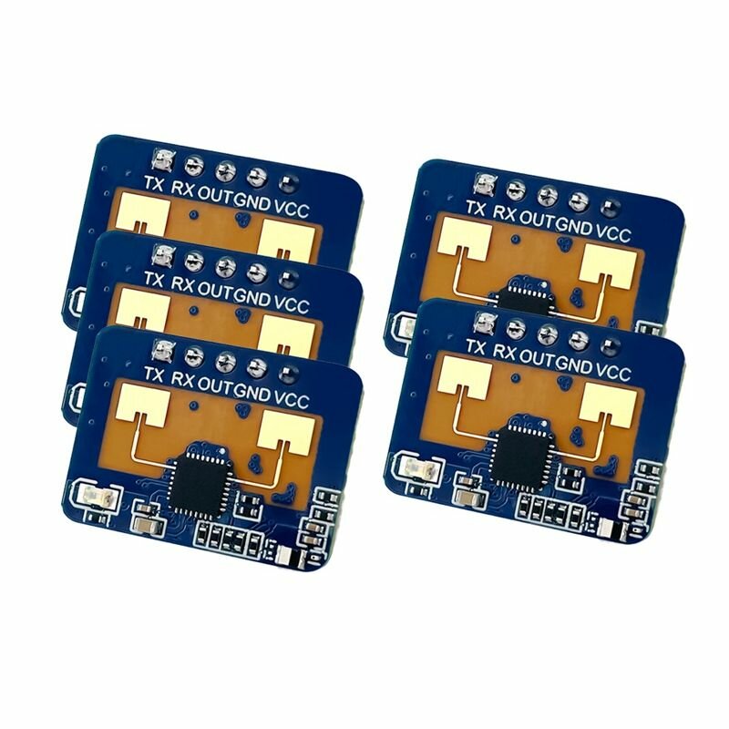 5 Шт. 24G MmWave HLK-LD2410C Присутствия Человека Радар Бесконтактный Датчик Модуль Обнаружения Движения