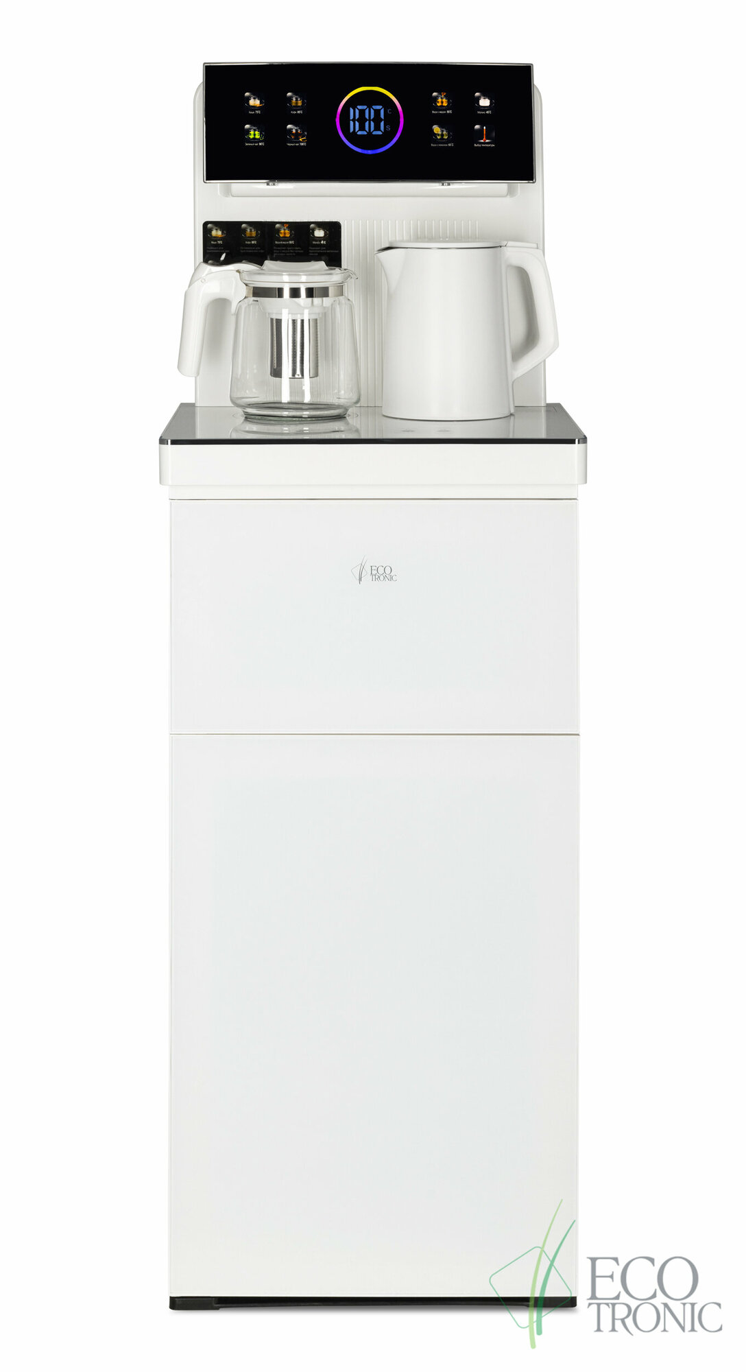 Кулер с чайным столиком Тиабар Ecotronic TB25-LNR white, без охлаждения