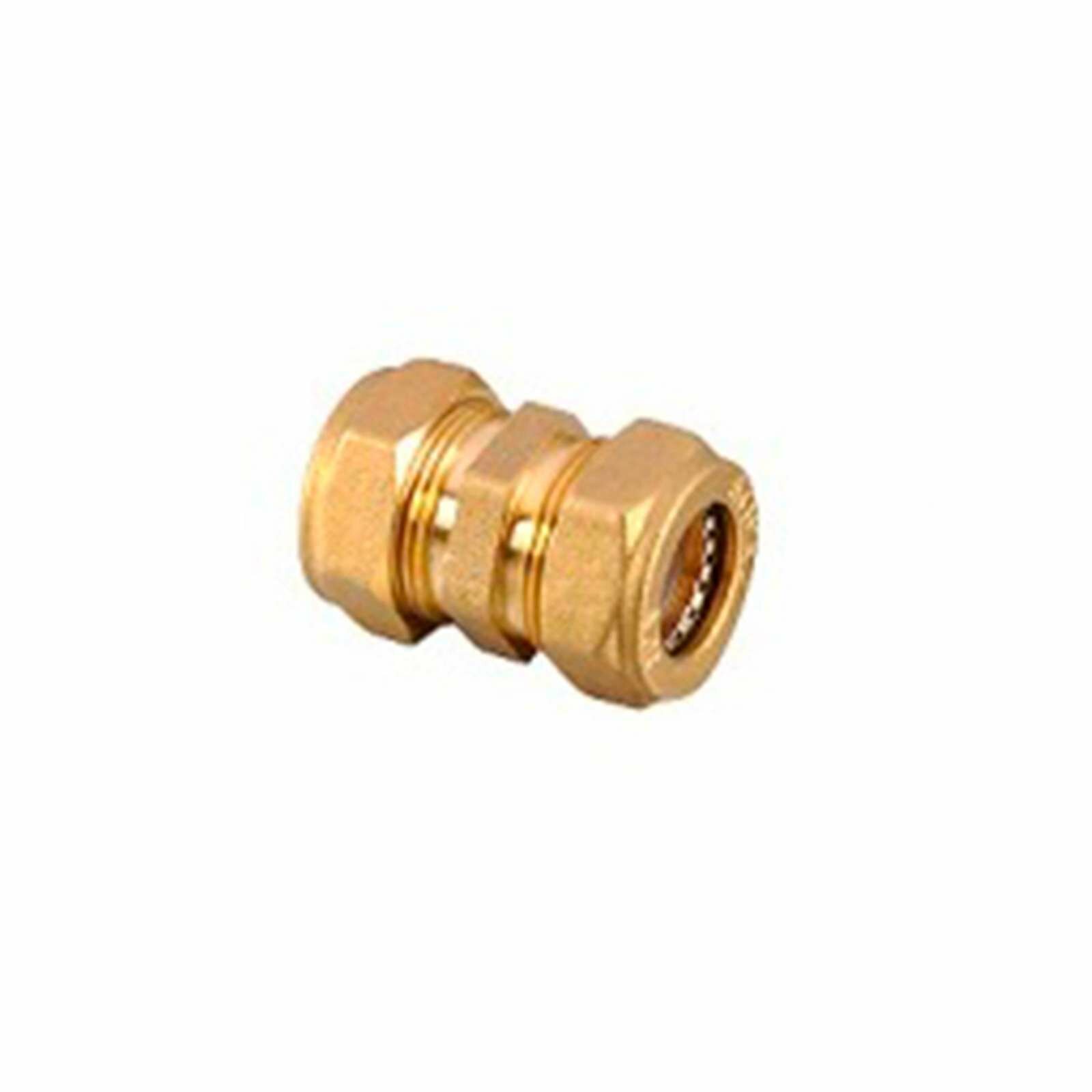 Муфта обжимная латунная для нержавеющей трубы 15х15, Lavita