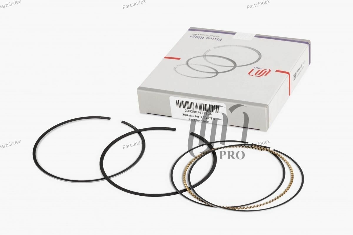 Комплект поршневых колец 0.50 Toyota 2GR-FE d94.0+0.50 1.2-1.2-2.0 на 1 цил. UM, UNITED MOTORS PR1227050