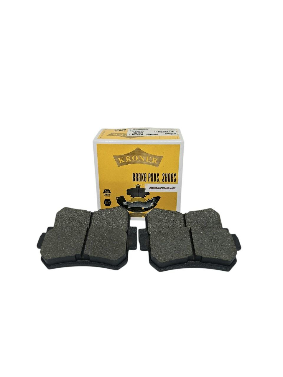 Задние тормозные колодки Санг Енг Актион 1 Корандо 2 Кайрон Рекстон (SsangYong Actyon I Korando Kyron Rexton) комплект 4 шт KRONER