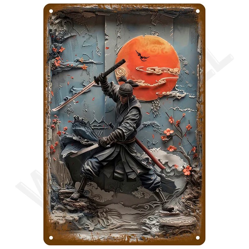 Ретро настенная художественная роспись Открытый дом Ванная комната Украшения для дома Декор Винтажные металлические вывески Тарелки Оловянная вывеска Плакаты Человек Пещера Бар