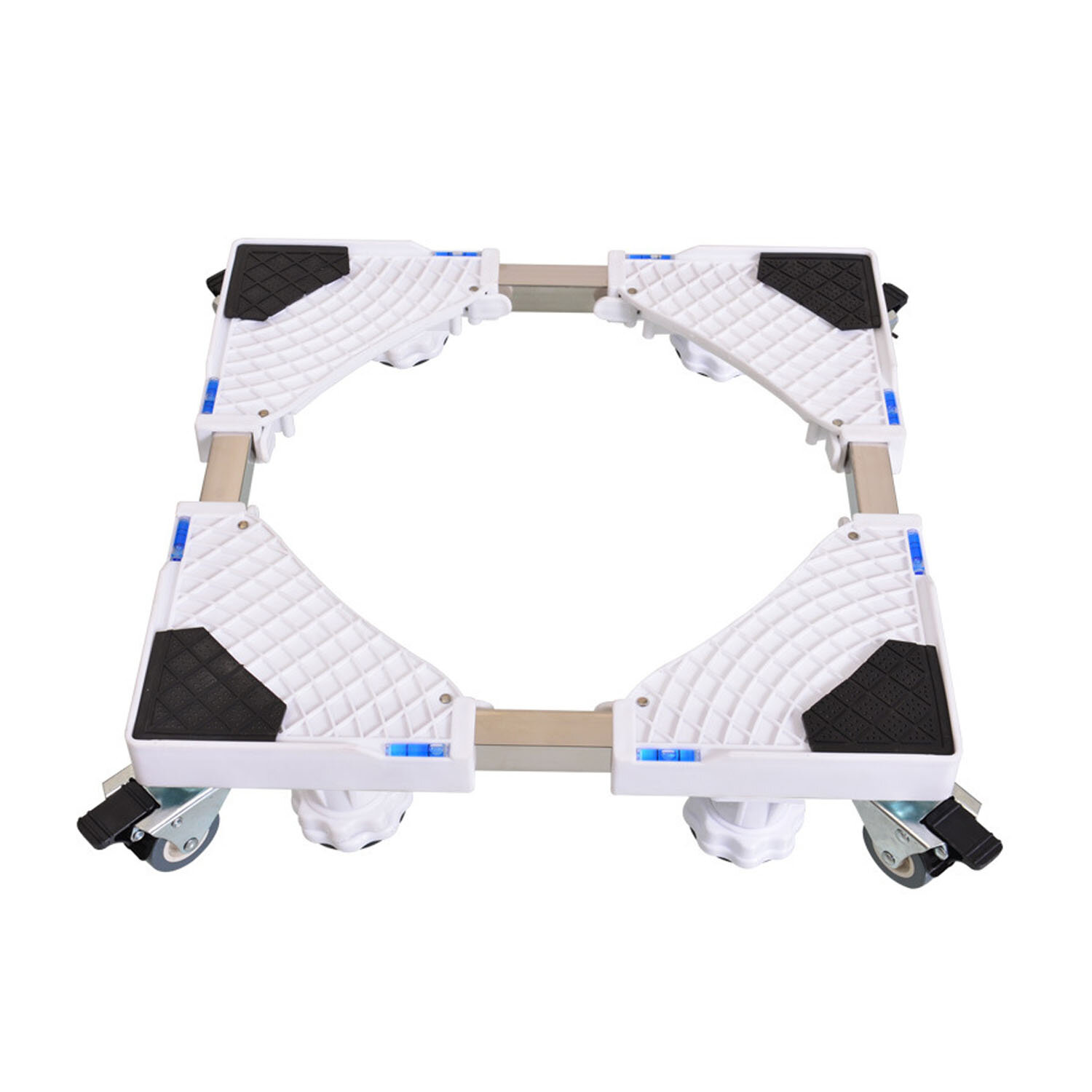 Муфунье Подставка для бытовой техники, регулируемая основа 47см-69см, нагрузка 150кг, шумоподавление, черный/белый