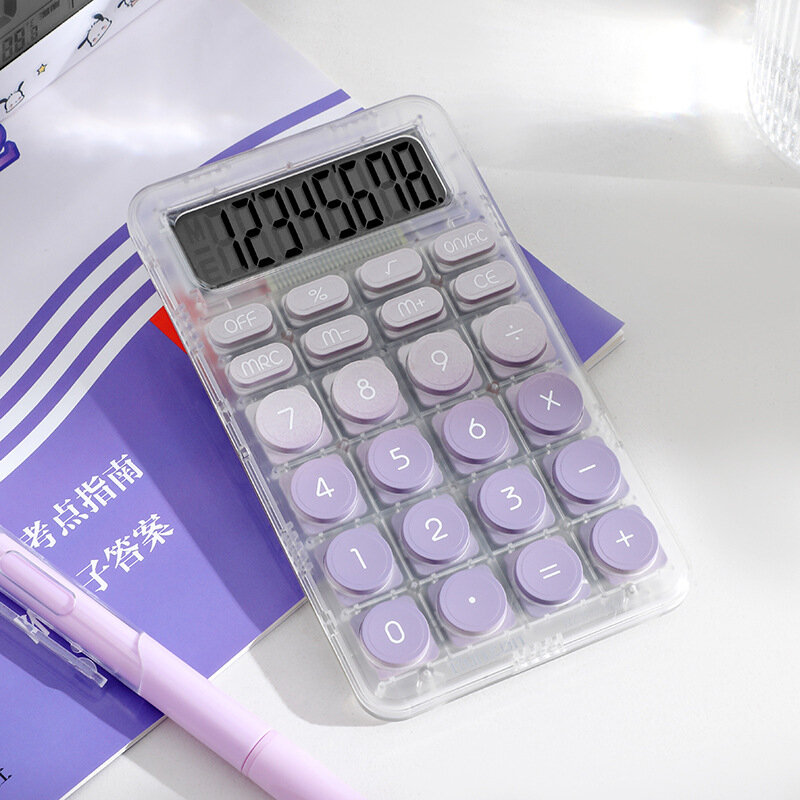 Кросс-бордерный научный калькулятор, простой и милый электронный калькулятор, портативный калькулятор для студентов, для использования в финансовых офисах