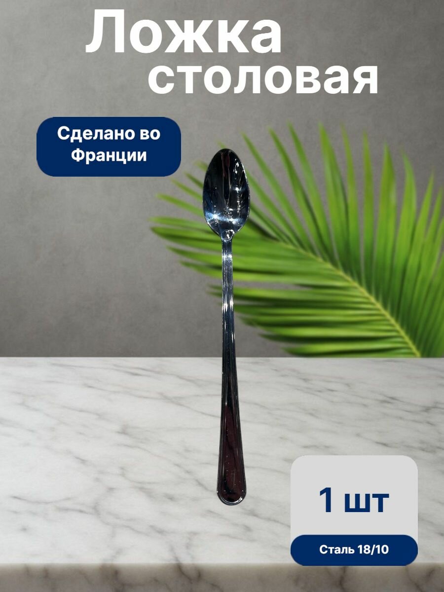 Ложка для холодного чая, Guy degrenne, Confidence Pm, 18 см, сталь нержавеющая 18/10, Франция