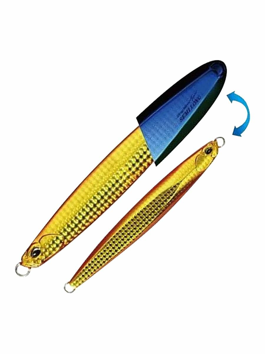 Блесна пилькер DUO International Drag Metal Force Semi-Long, 185 г, PBA0516 UV Red Gold