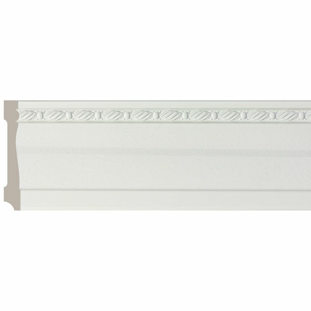 Багет Cosca Плинтус 95 Белый Матовый 195-16 Д240хШ1.4хВ9.5см / Коска.
