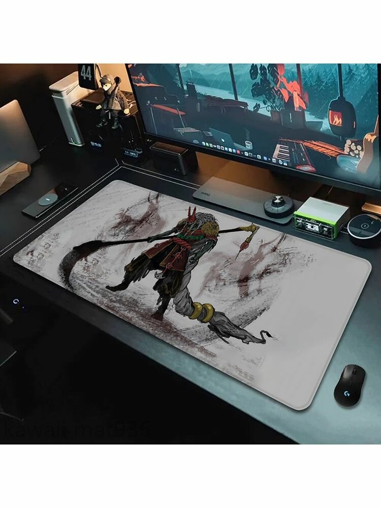 Игровой коврик Dota 2 Аниме-мультяшная клавиатура, противоскользящий, XXL