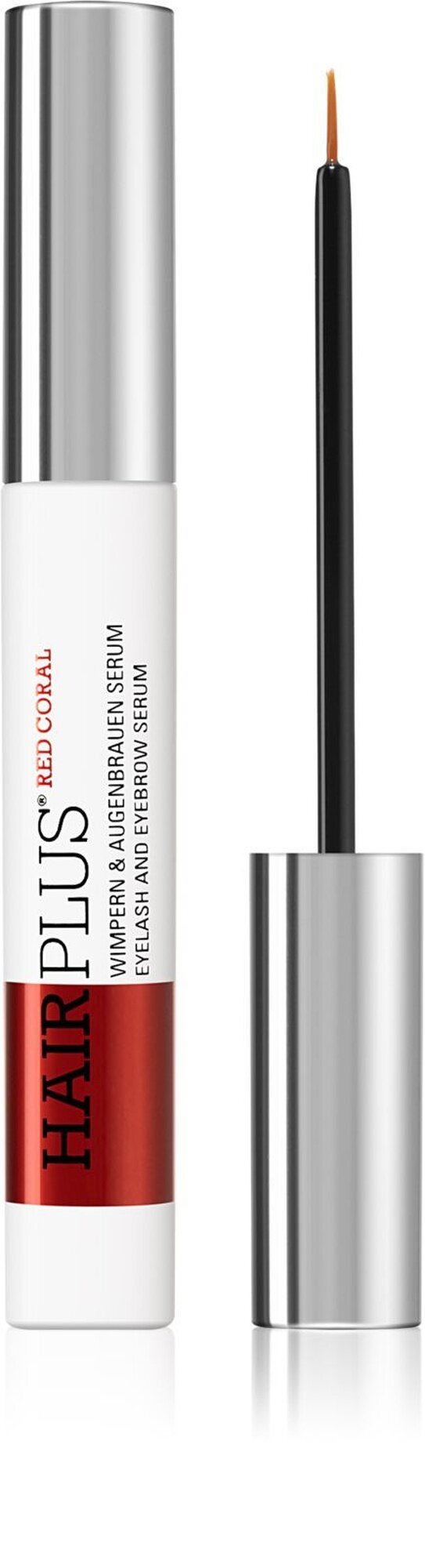 Веганская сыворотка для роста ресниц и бровей Tolure Cosmetics Hairplus Red Coral 3 ml