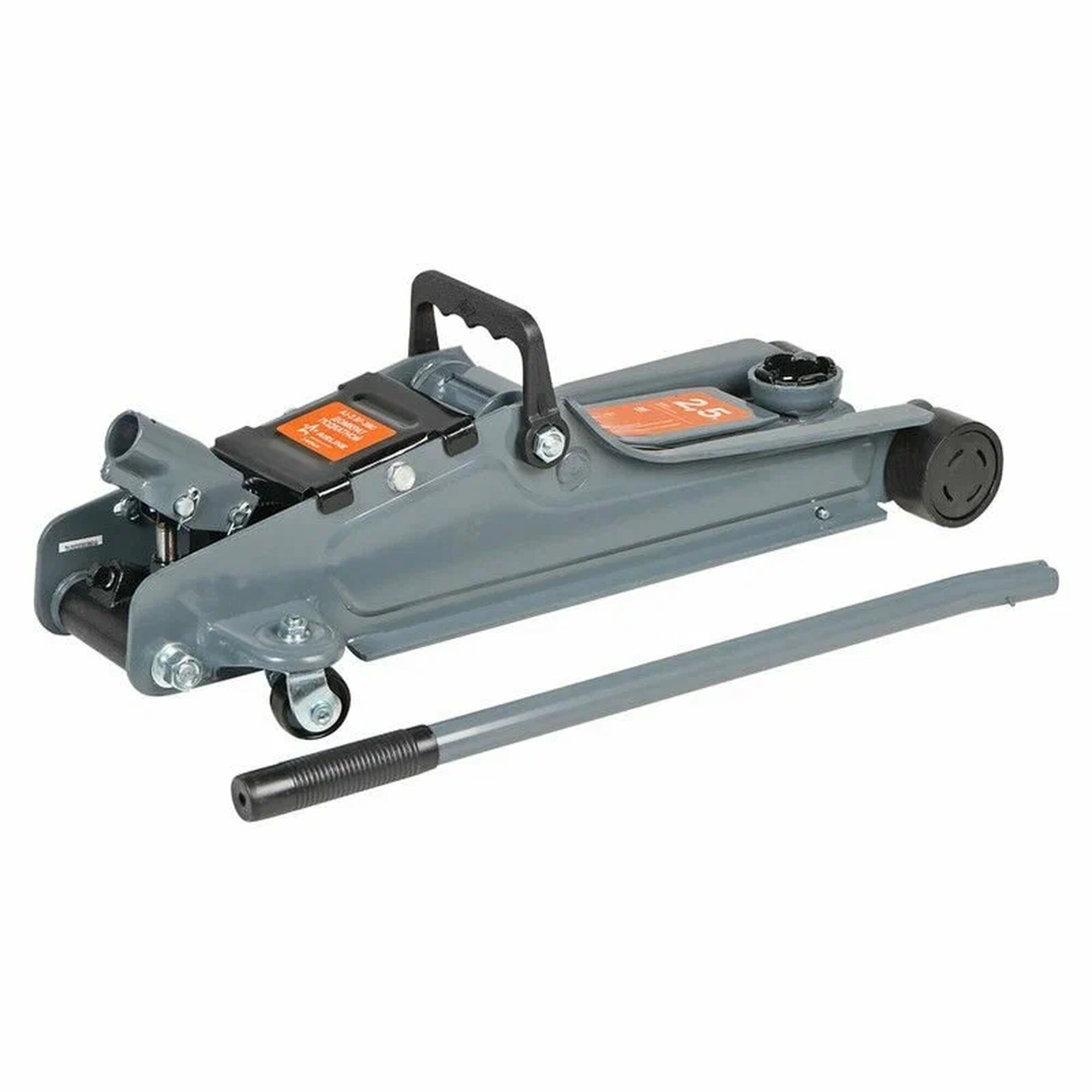 Домкрат подкатной Airline AJ25F380, 2.5 т, низкопрофильный (MIN - 85 мм, MAX - 375 мм)