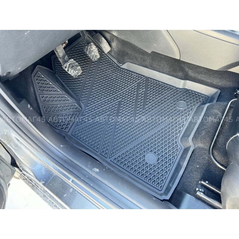 Rezkon Коврики в салон LADA Vesta Веста LADA Vesta Веста SW Сross резина комплект 4шт