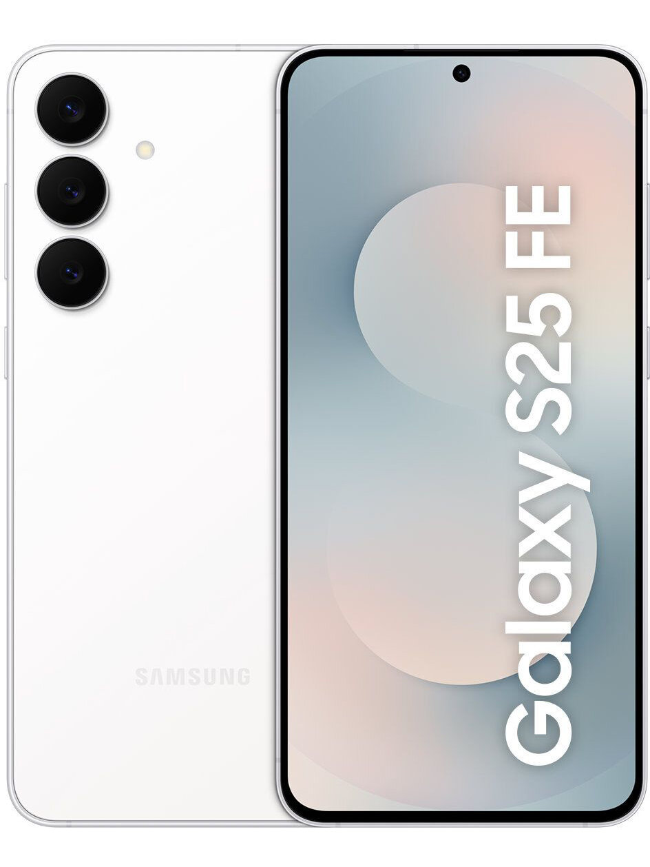 Смартфон Samsung Galaxy S25 FE, 8Гб/512Гб, экран 6.7", NFC, Android, белый