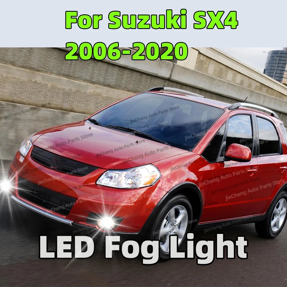 2X автомобильные светодиодные противотуманные фары, аксессуары, авто передние противотуманные фары для Suzuki SX4 2006 2007 2008 2009 2010 2011 2012 2013 2014-2020
