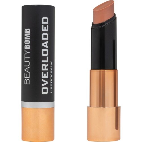Бальзам Beauty Bomb помада Lipstick balm «Overloaded» тон 01, теплый нюд, 3 г