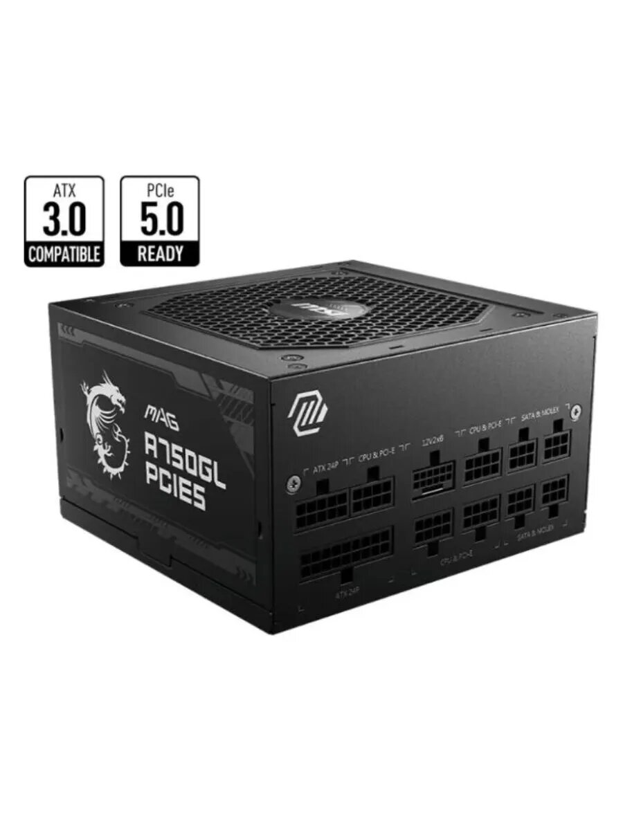 MAG A750GL PCIE5 MAG A750GL PCIE5 черный 750 Вт, 80+ Gold