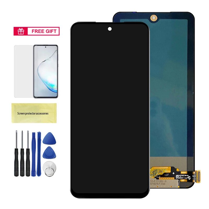 Экран дисплея Poco M5s в сборе, для Xiaomi Poco M5s 2207117 BPG ЖК-дисплей + дигитайзер сенсорного экрана со заменой рамки Amoled No Frame