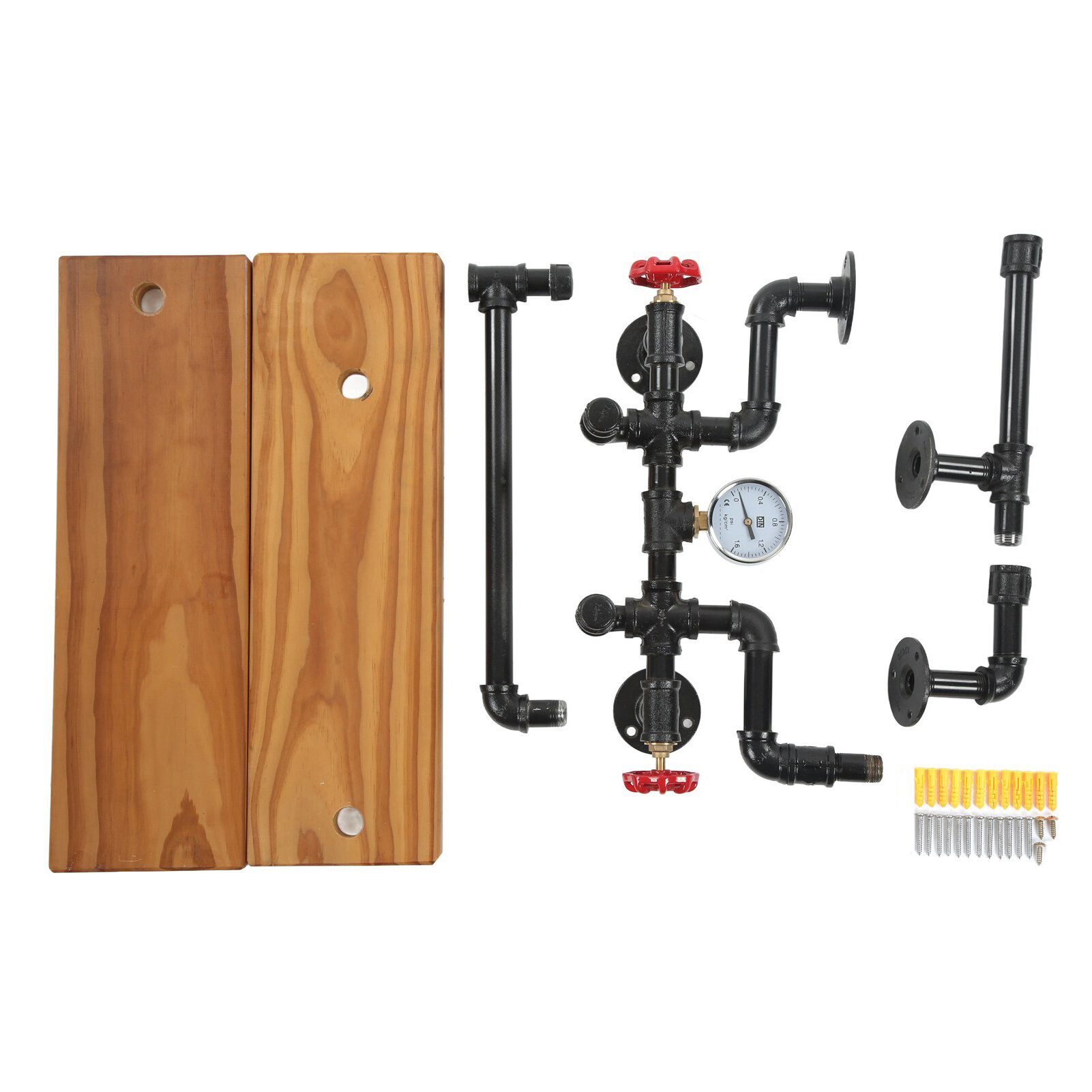 Плавающие полки податливые чугунные сплошной древесины 2 Установки