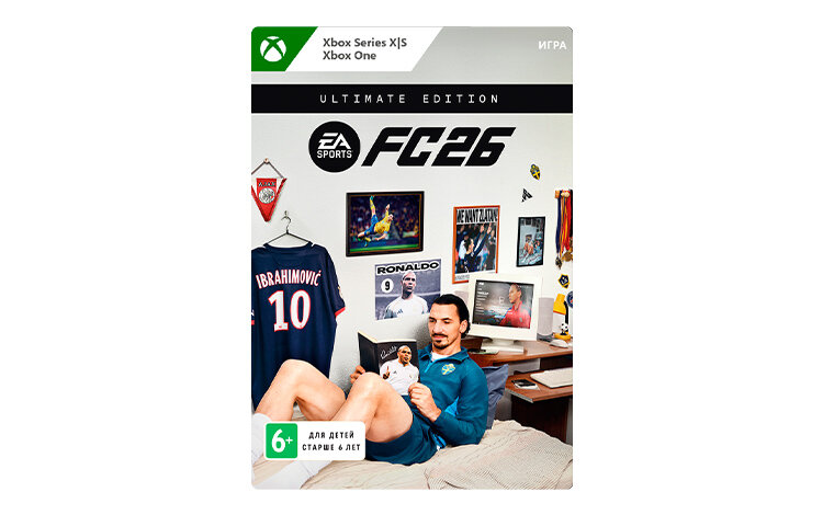 EA Sports FC 26: Ultimate Edition (цифровая версия) (Xbox One + Xbox Series X|S) (WW) (Xbox Live (WW, w/o RU); Xbox, Xbox; Весь мир [Кроме РФ])
