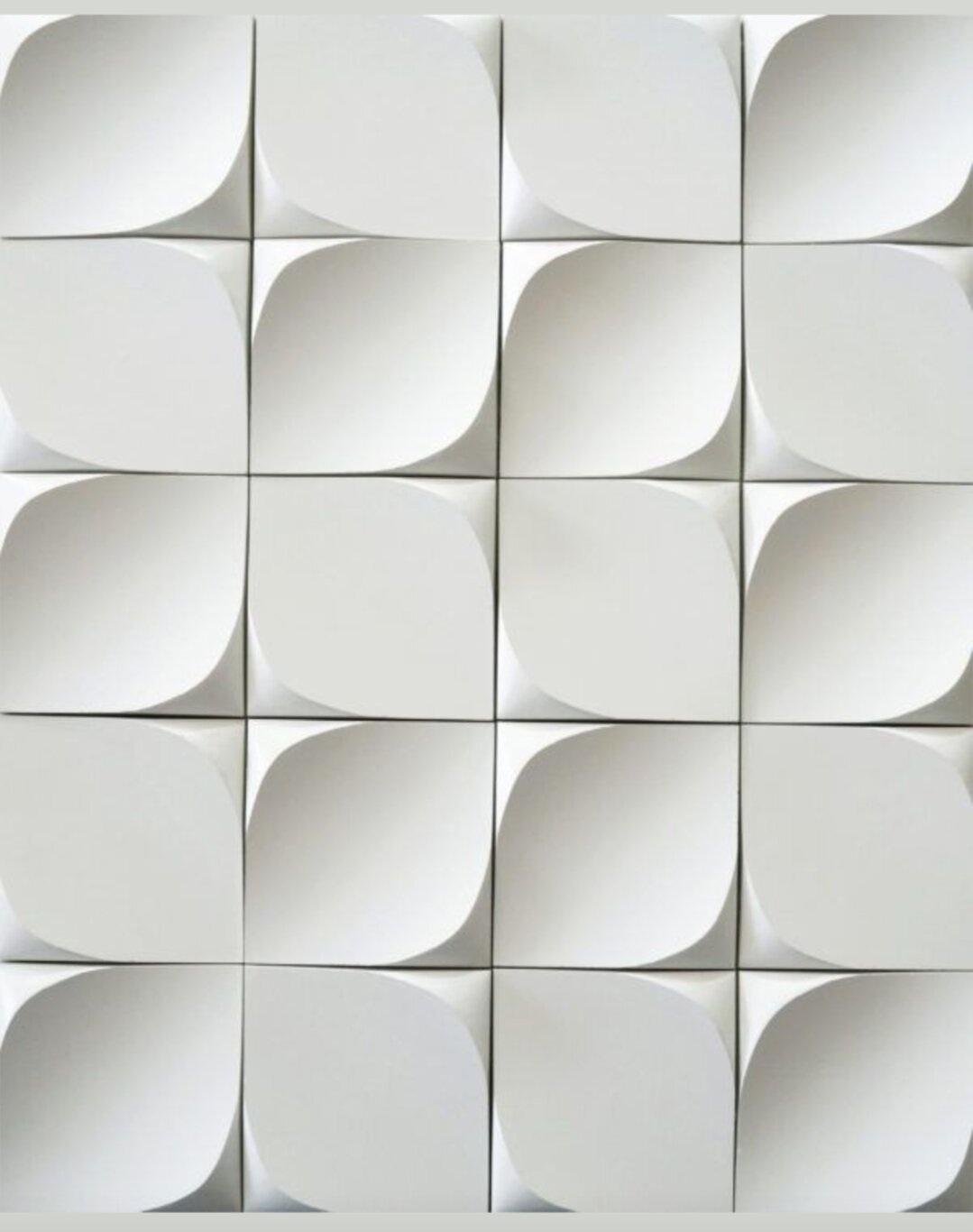 Стеновые панели гипсовые, под покраску, размер 300-300мм. в упаковке 2 штук панелей.