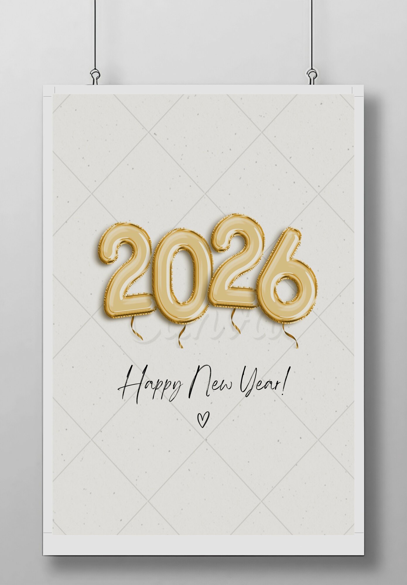 Постер / Плакат Новый Год (Happy New Year)