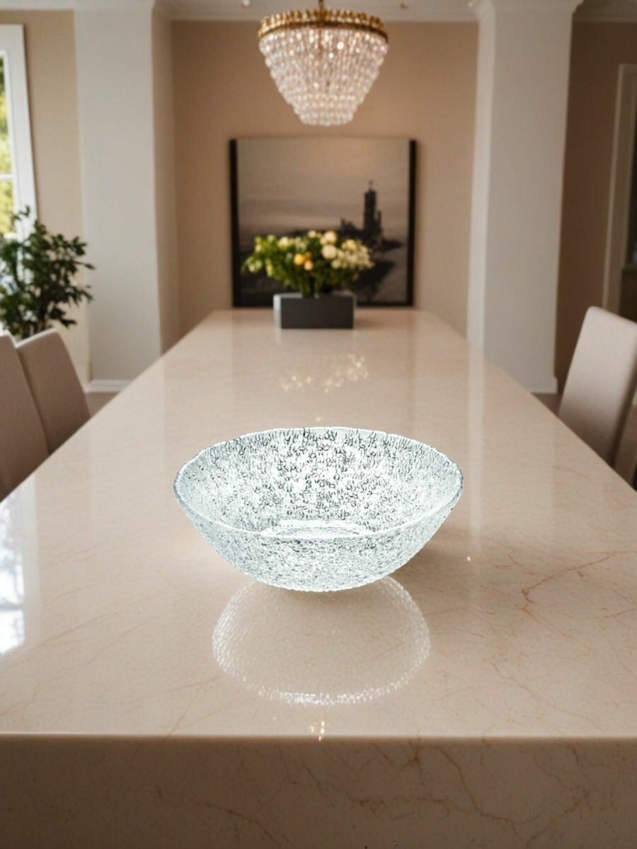 Салатник пиала из декорированного стекла SPECIAL от IVV Италия 28 см