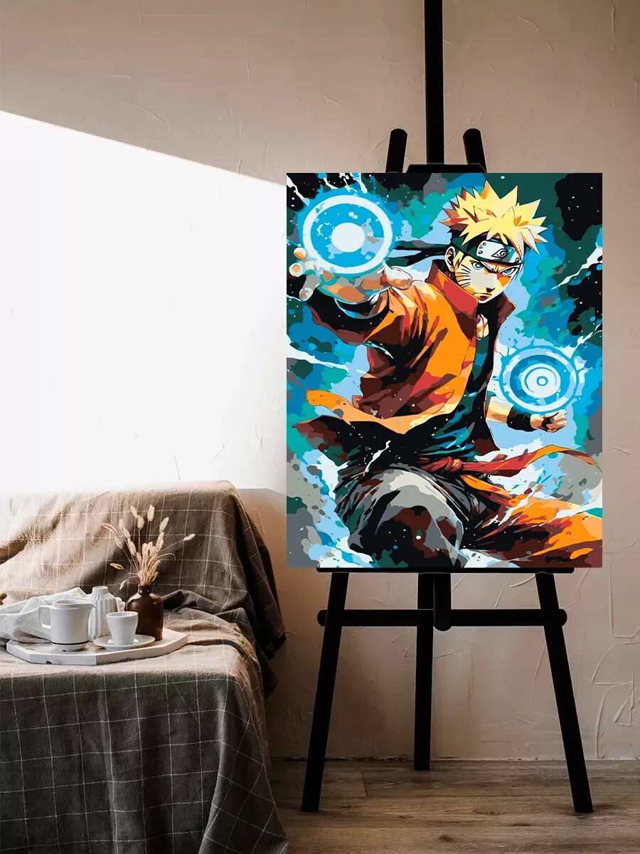 Картина по номерам Наруто Удзумаки Аниме Мультсериал Naruto
