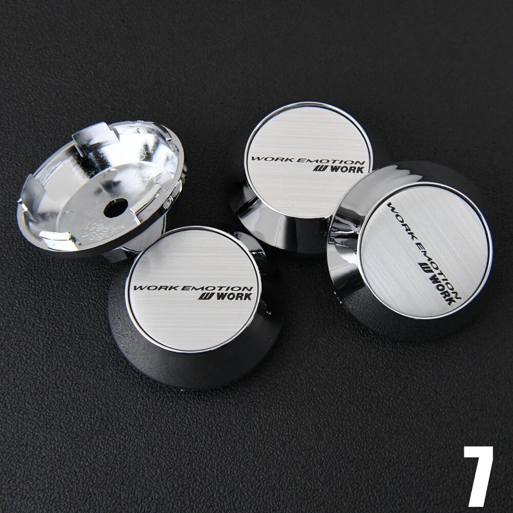 4 шт. WORK Emotion XT7 крышка обода 60 мм клип спортивная центральная крышка колеса MEISTER EQUIP гоночная эмблема наклейка крышка колеса крышка ступицы, 7