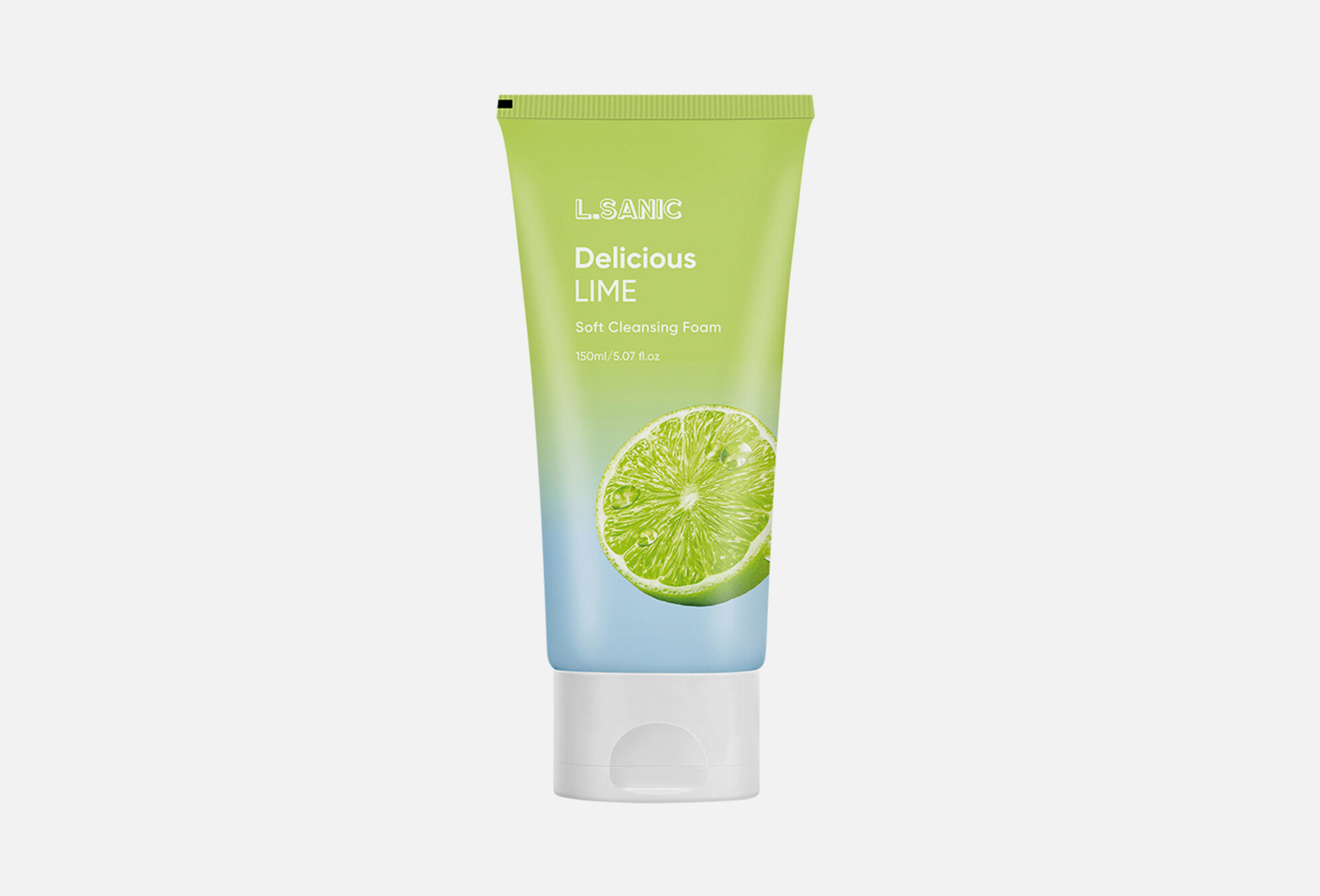 Очищающая пенка для очищения лица L.SANIC Delicious Lime 150 мл