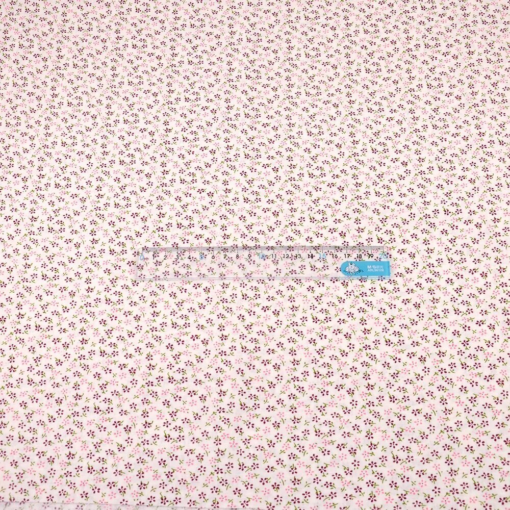 Booksew Клетчатая хлопковая ткань для шитья Голубой, 40cm x 50cm, p024-1