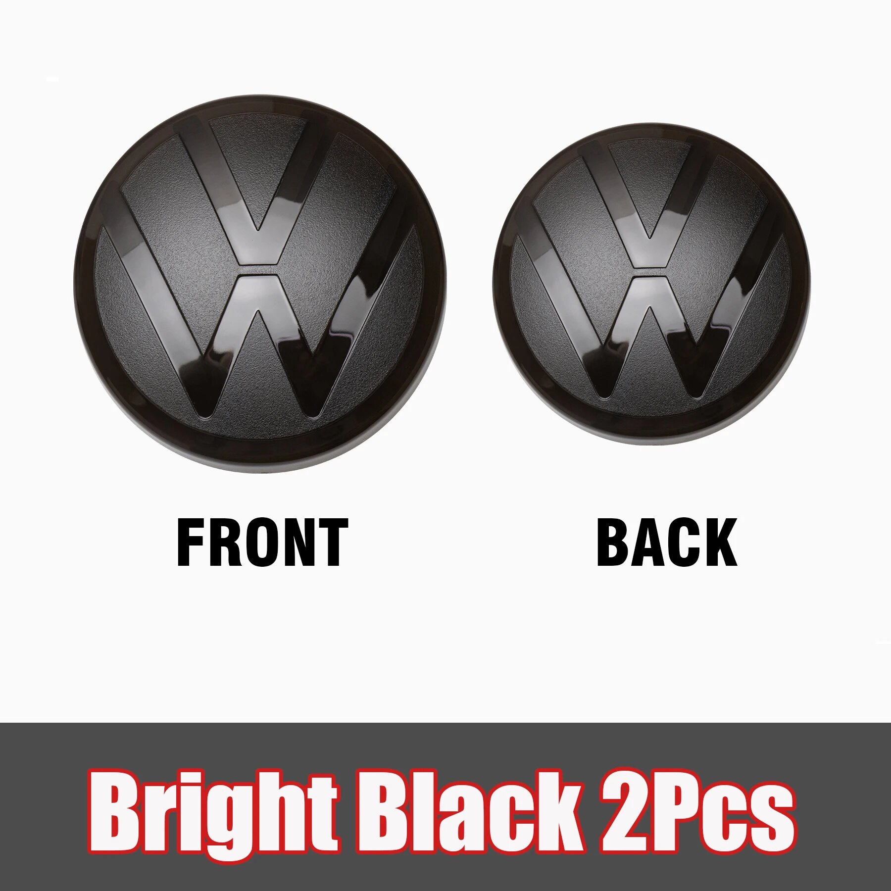 1/2 шт. автомобильная передняя решетка багажника, эмблема с логотипом, крышка для Volkswagen Golf 7 mk7 6 mk6 7.5 8 mk8 Variant VW Polo 2013-2023