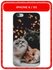 Чехол на Apple iPhone 6 / Айфон 6 с принтом "Кошачьи обнимашки"