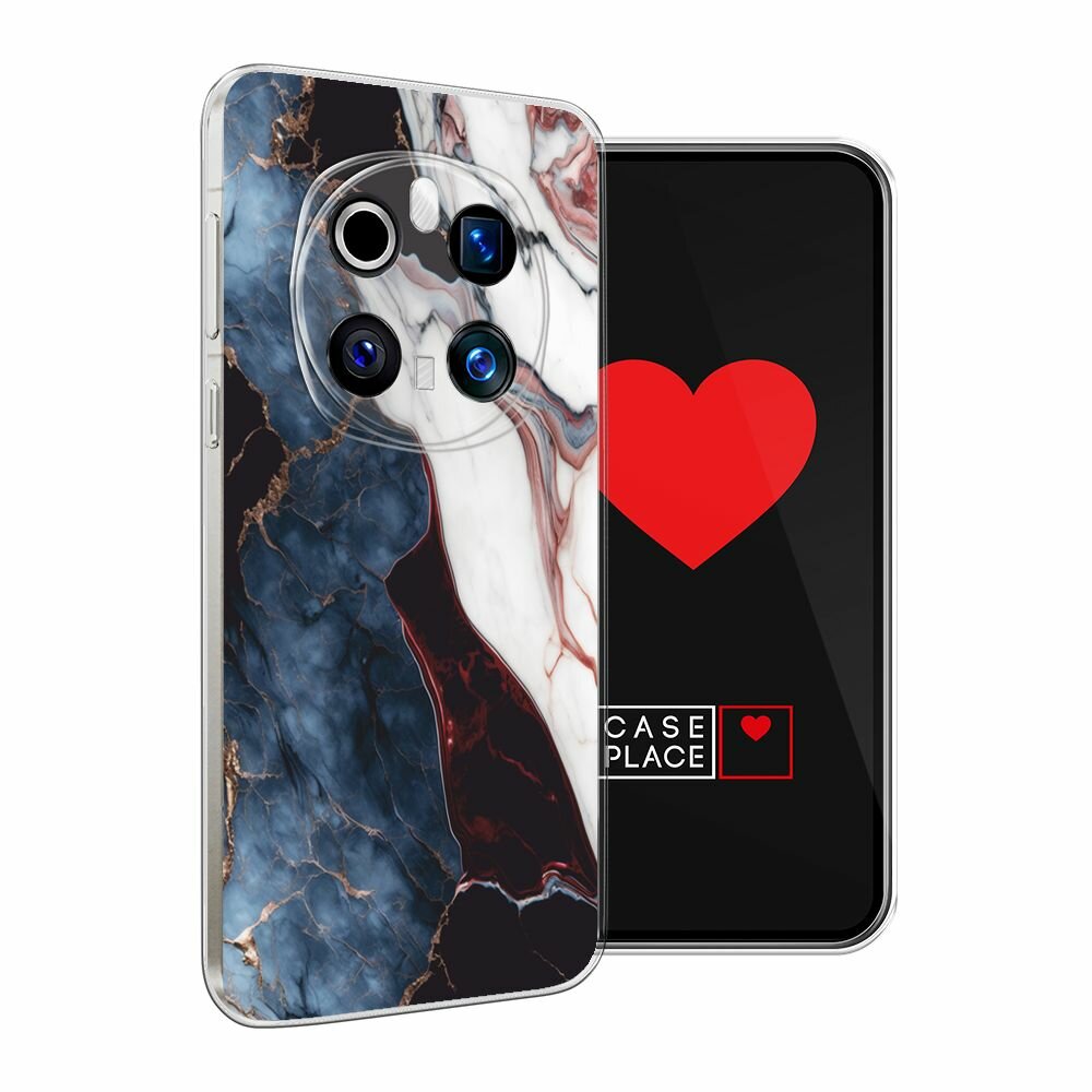 Чехол на Honor Magic 7 Pro / Хонор Мэджик 7 Про с принтом "Благородный мрамор" — фото 1