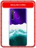 Чехол на Realme 5 Pro / Реалми 5 Про с принтом "Большая волна", прозрачный