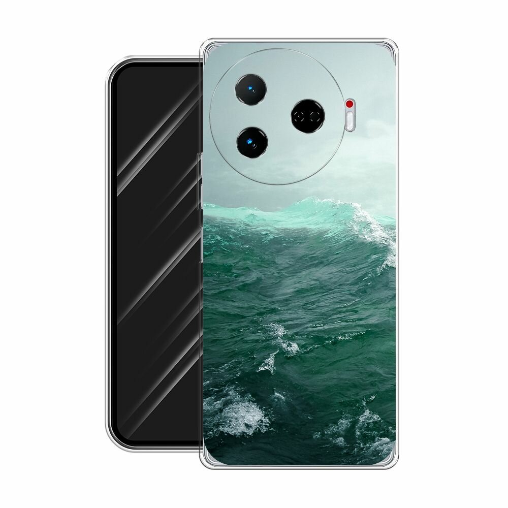 Чехол на Tecno Camon 30 Pro 5G / Текно Камон 30 Про 5G с принтом "Волны 12" — фото 1