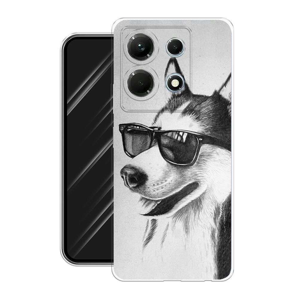 Чехол на Infinix Note 30 4G / Инфиникс Нот 30 4G с принтом "Крутой Хаске" — фото 1