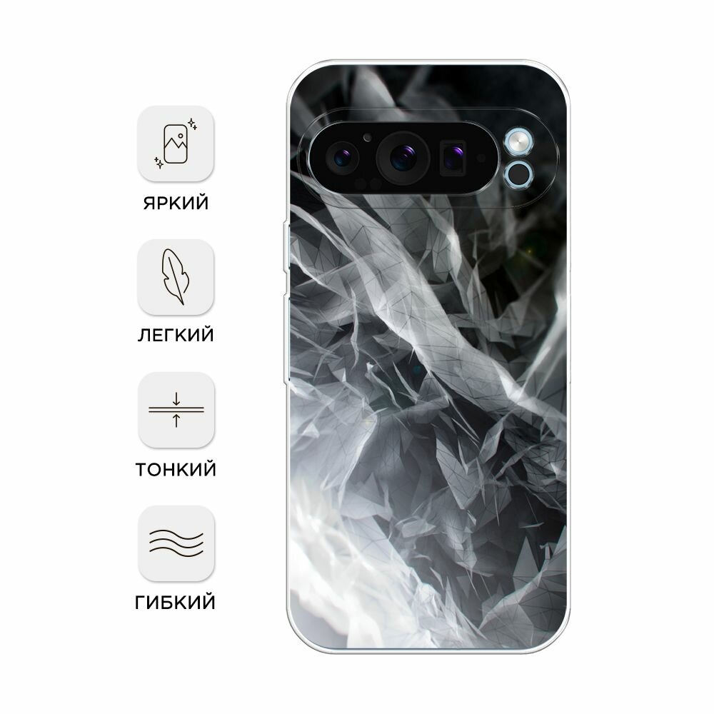 Чехол на Google Pixel 9 / Гугл Пиксель 9 с принтом "Абстракция 9" — фото 1
