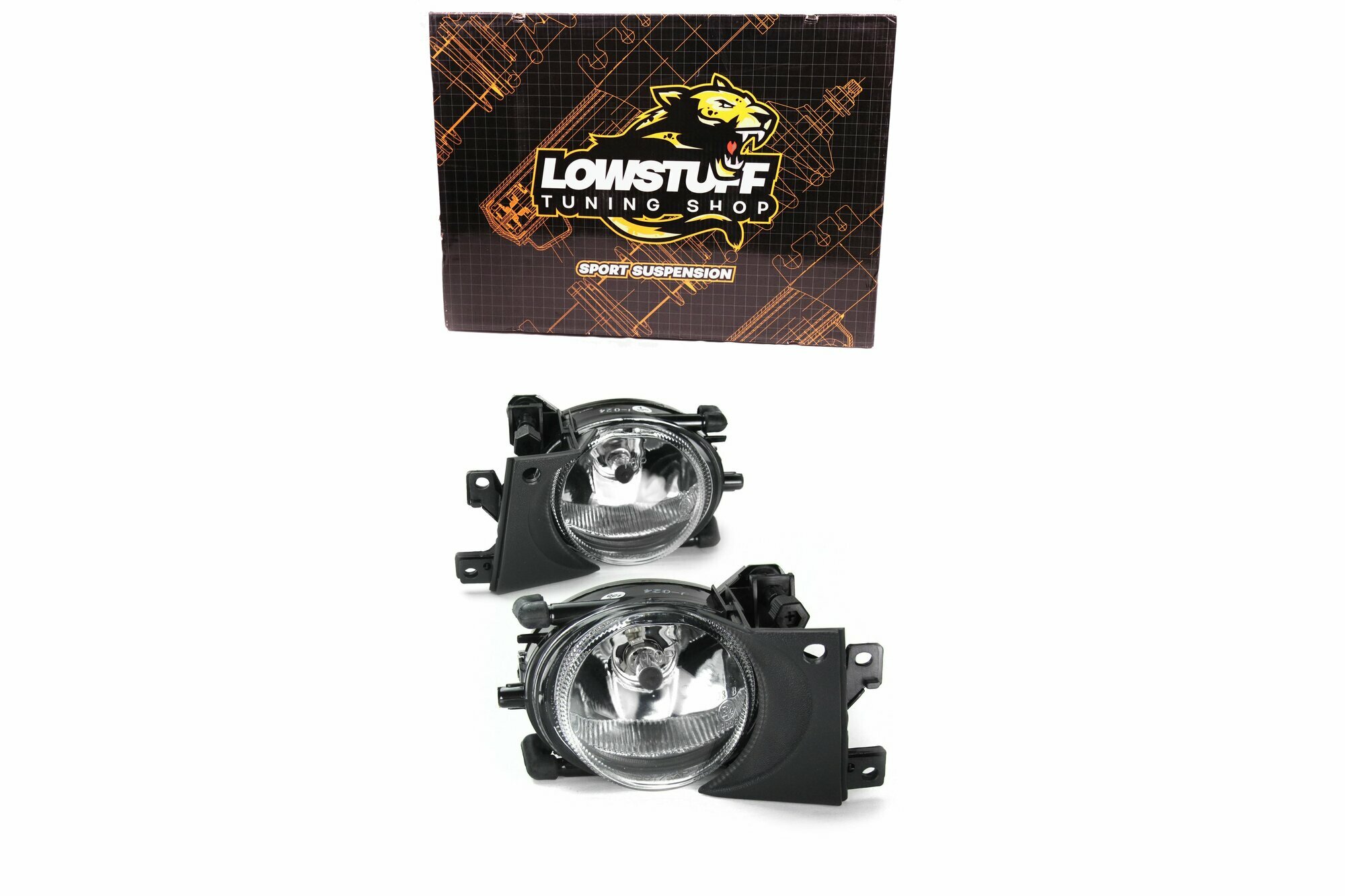 BMW E39 facelift 2000 - 2003 Противотуманные фары птф прозрачные LOWSTUFF FLBME39LCICL